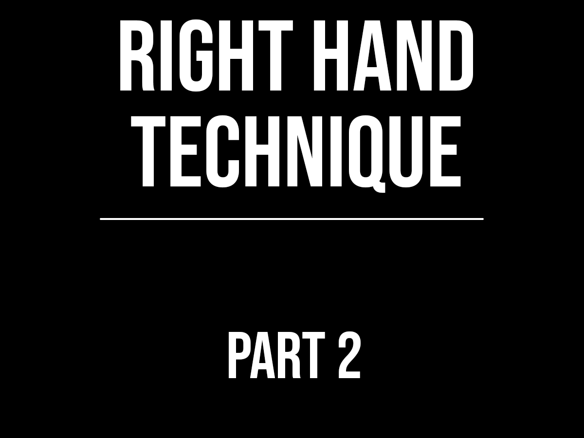 Right Hand Technique Part 2 – Eli Gilbert Banjo