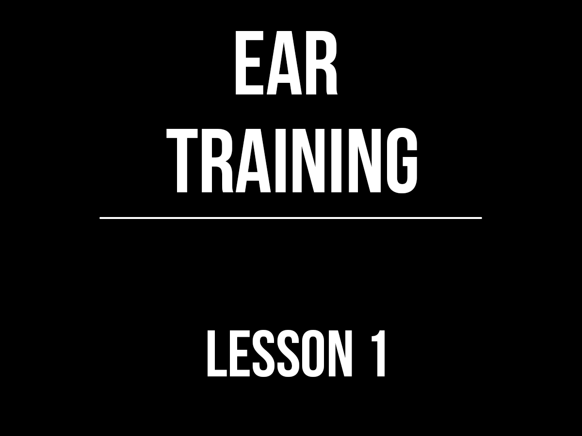 Ear Training (Lesson 1) – Eli Gilbert Banjo